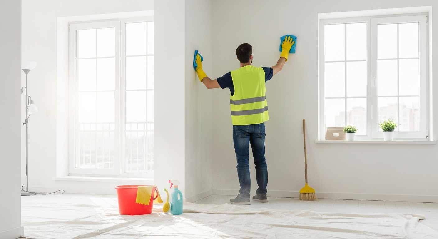 How to Clean Walls After Construction Without Damage